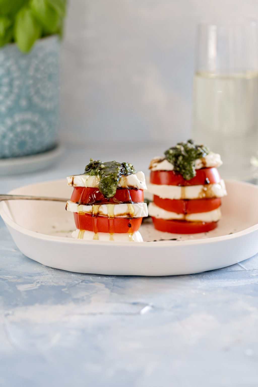 Caprese Salad Stacks