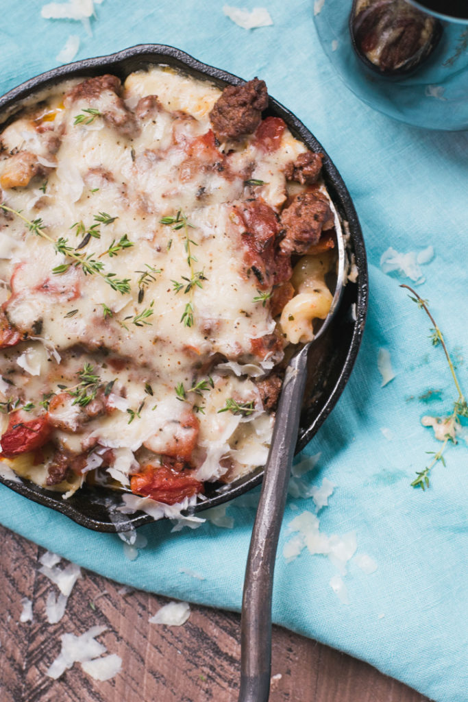 Deconstructed Skillet Lasagna: A Weeknight Meal for Two