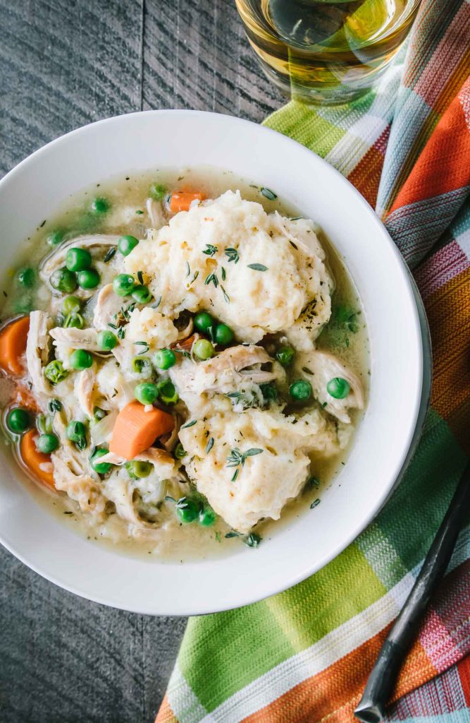 Hard Cider Chicken & Dumplings