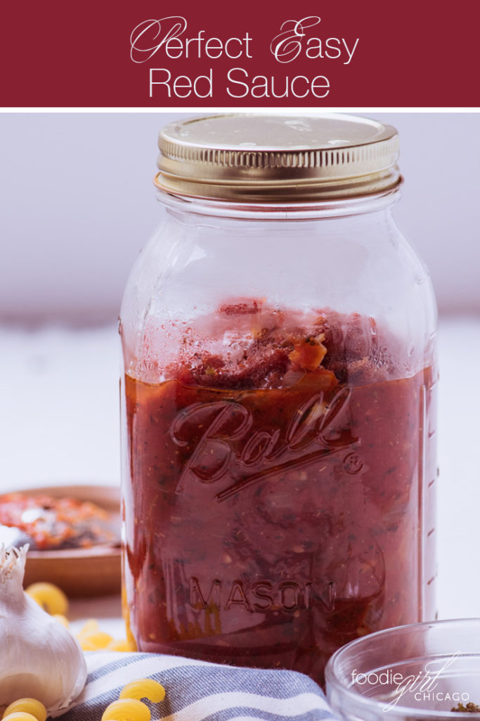 The Perfect Easy Homemade Red Sauce
