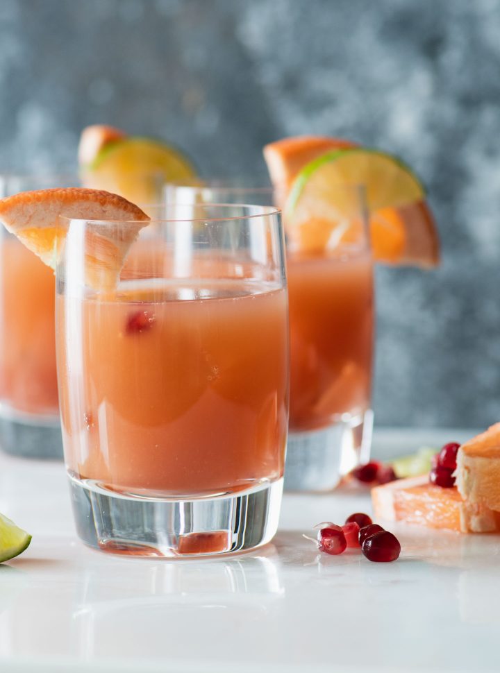 Pomegranate Palomas - Urban Foodie Kitchen