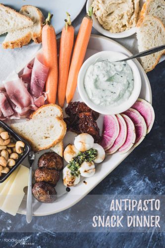 Antipasto Snack Dinner: A Light & Easy Meal - Urban Foodie Kitchen