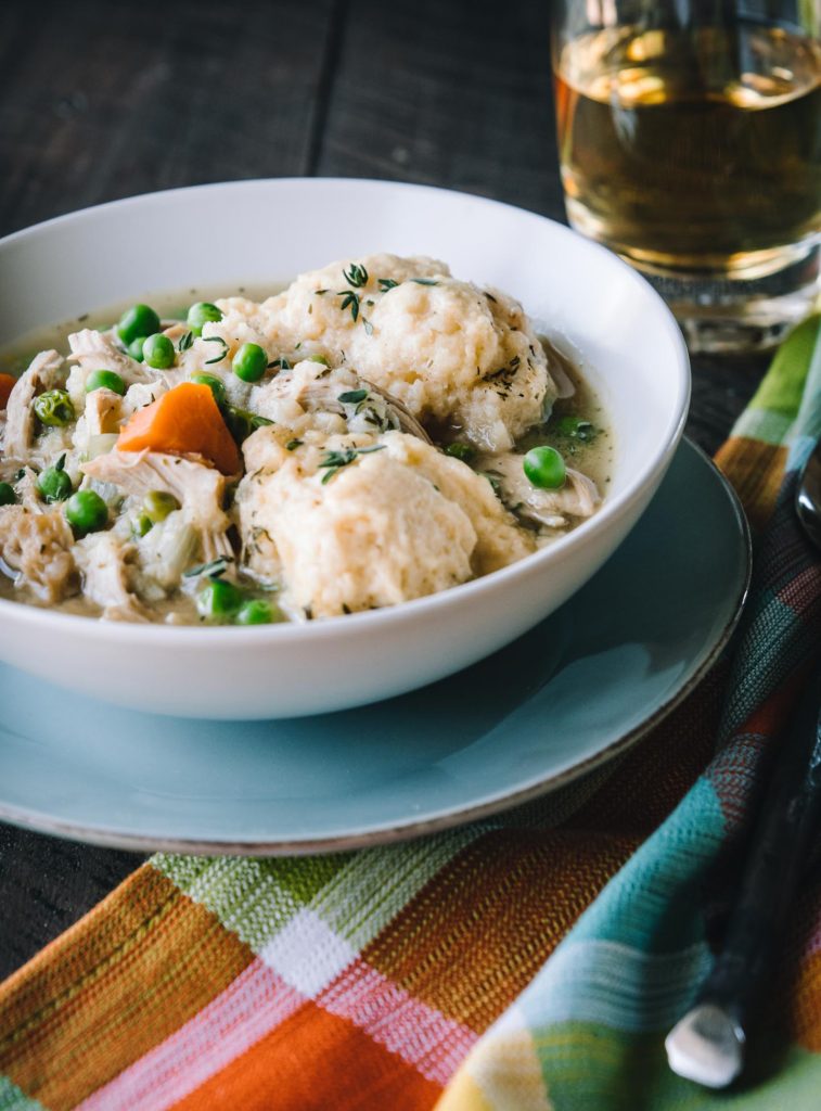 Hard Cider Chicken & Dumplings