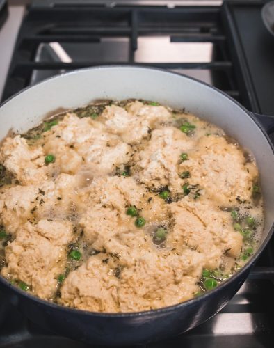 Hard Cider Chicken & Dumplings