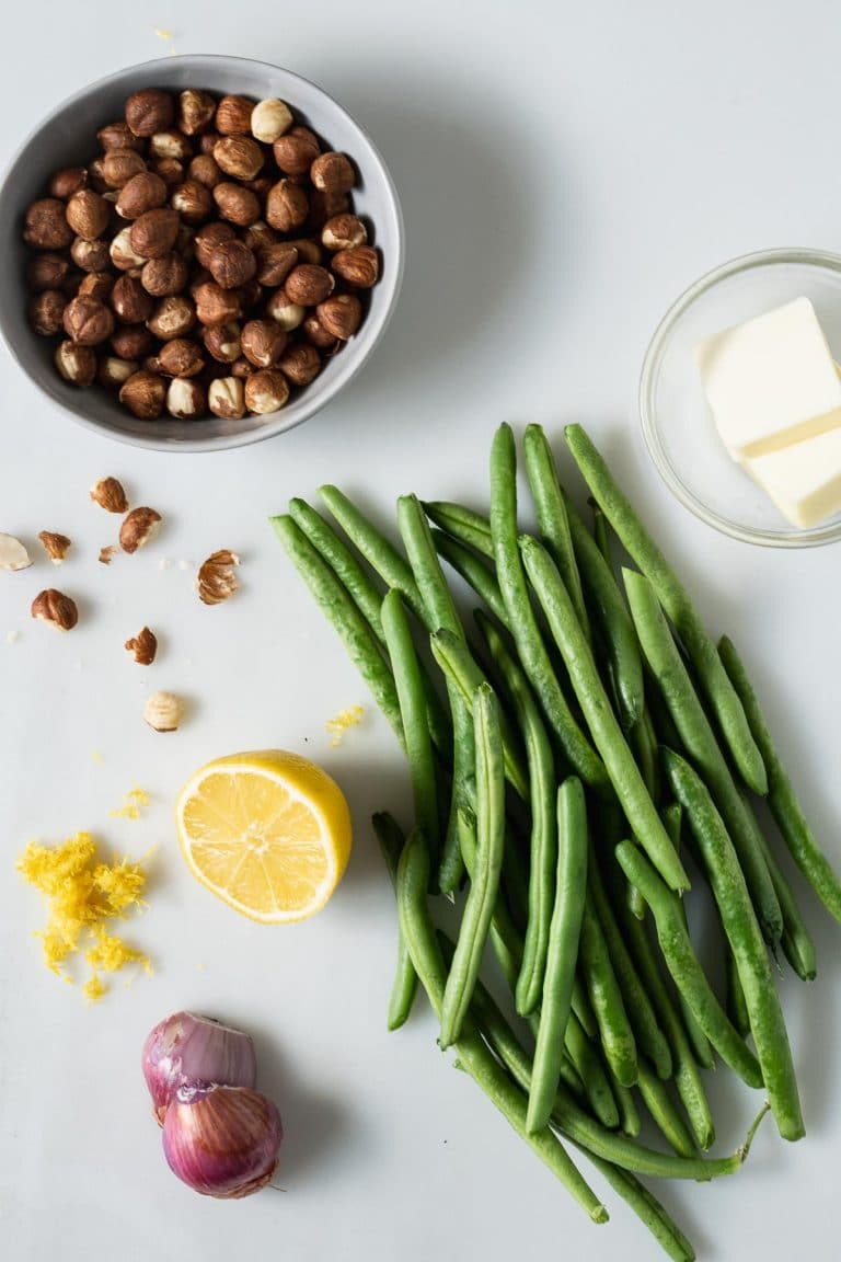 French Green Beans with Hazelnut Butter
