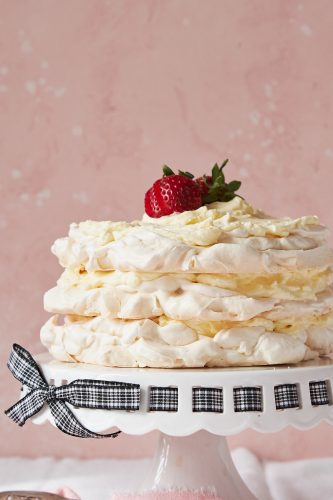 Meringue Torte with Lemon Cream